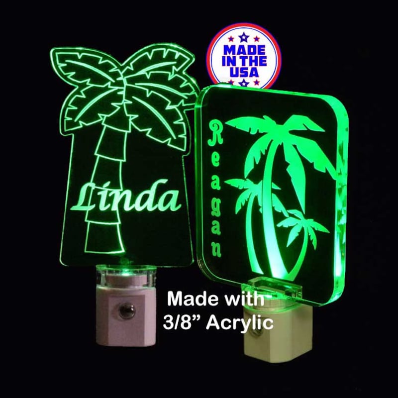 Palm Tree Light - Etsy