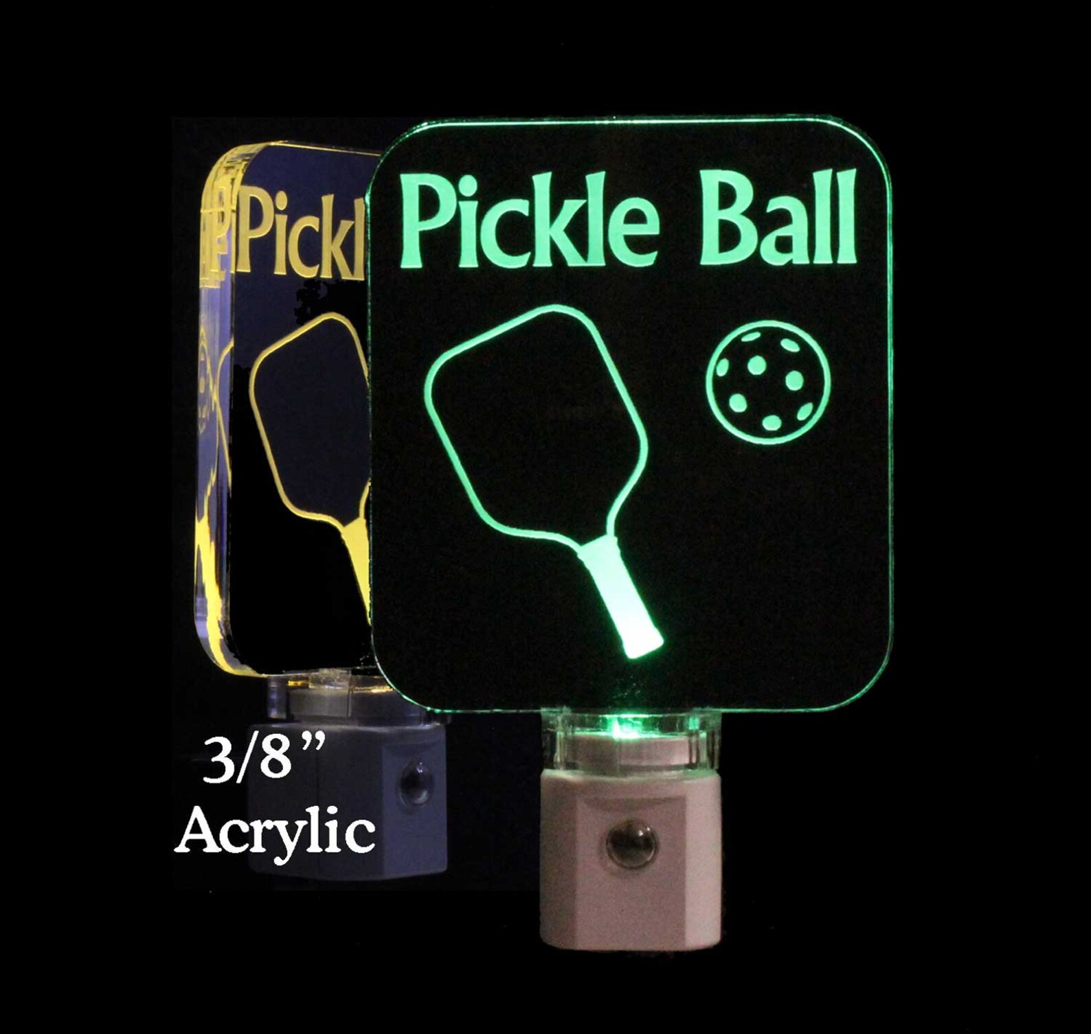 Personalized Pickleball Night Light: LED Acrylic Sport Decor - Etsy