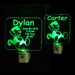 Personalized Kids Monkey LED Night Light Kids Lamp Handmade - Etsy