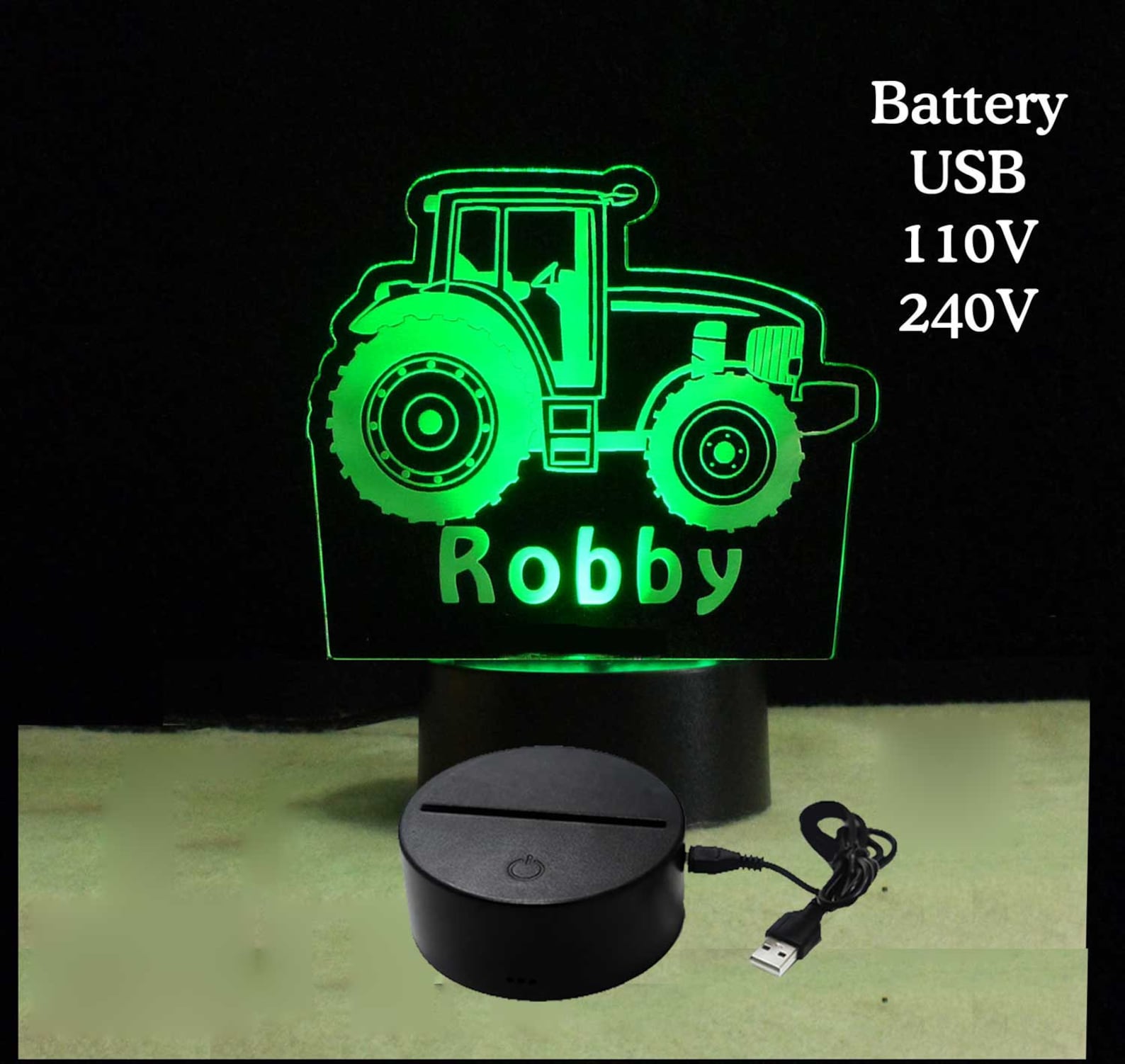 Personalized Design Your Own Table Top Night Light | Etsy