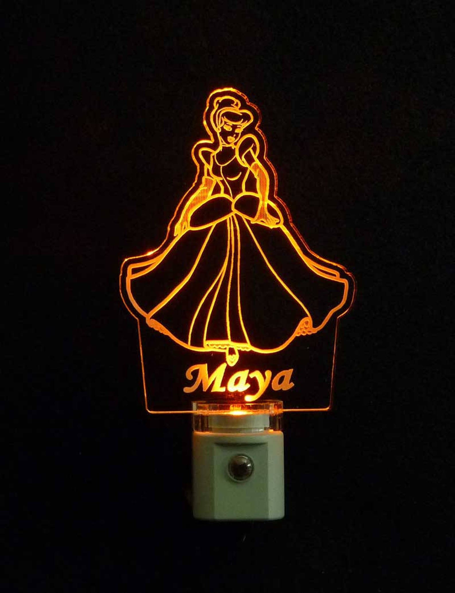 Personalized Girls Princess Night Light LED - Etsy