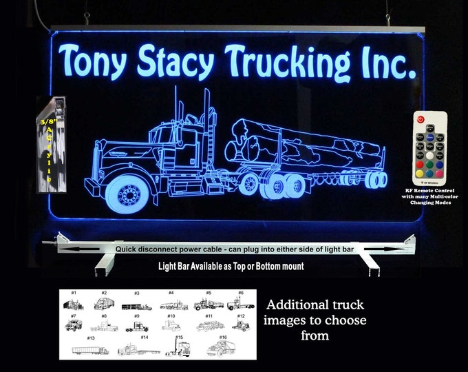 Custom Stock Trailer Sign LED - Etsy