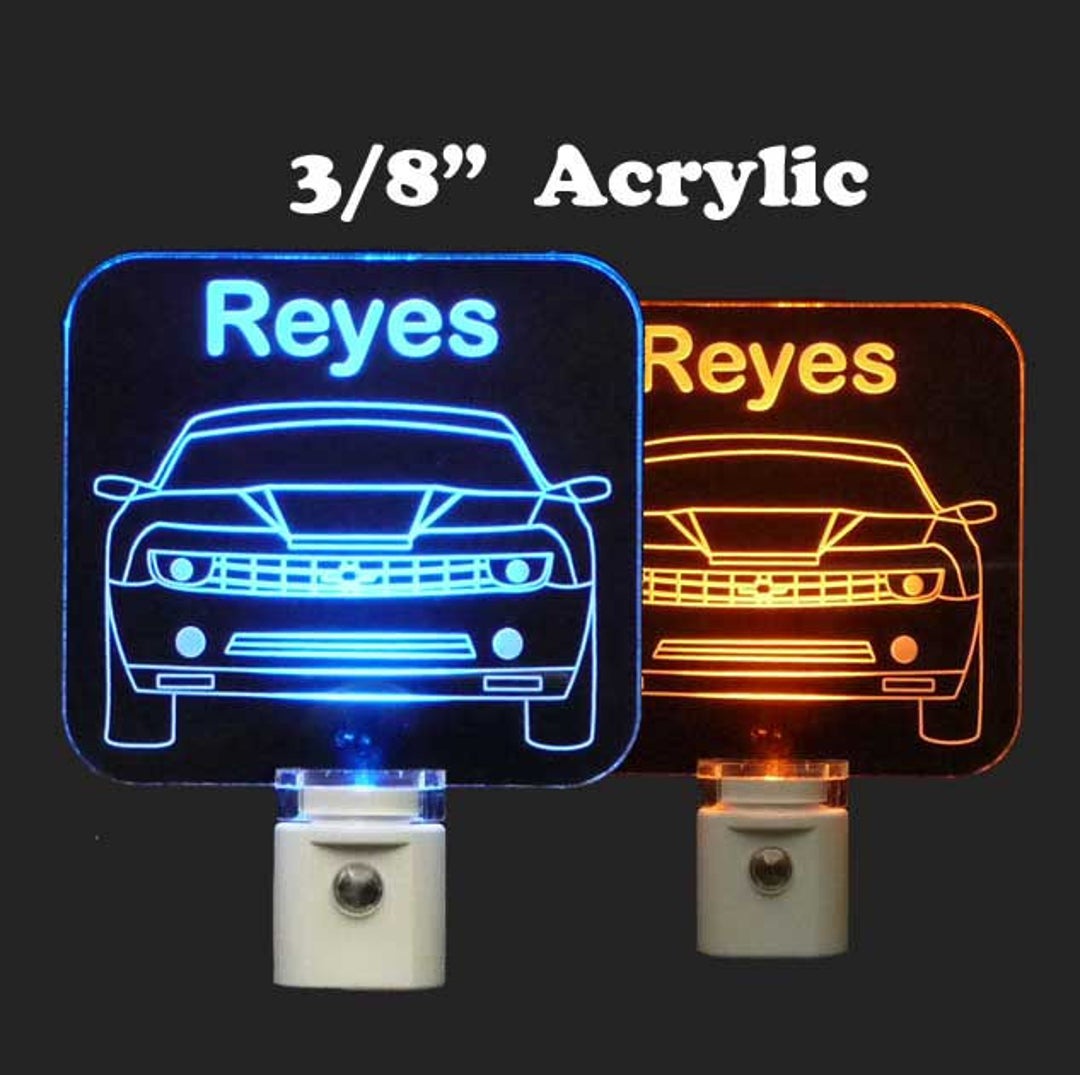 Veilleuse Acrylique Voiture Personnalisée Lampe - Etsy France