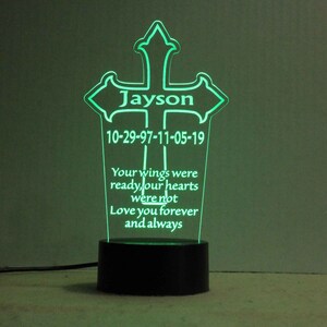 Personalized Lighted Acrylic Award, Design Your Own Award or Night ...