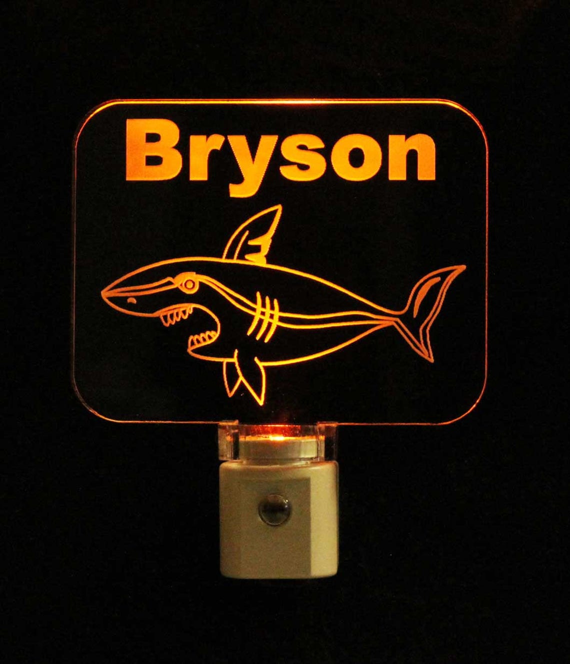 Personalized Shark Night Light LED Childrens Lamp - Etsy