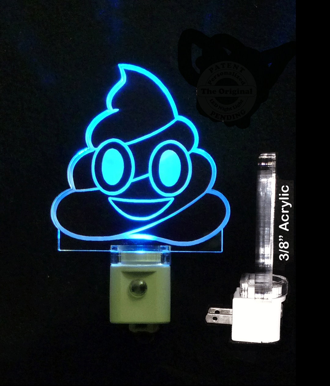 Pile of Poo Emoji Night Light - Etsy