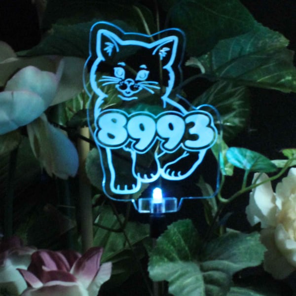 Cat Memorial Solar Light - Etsy