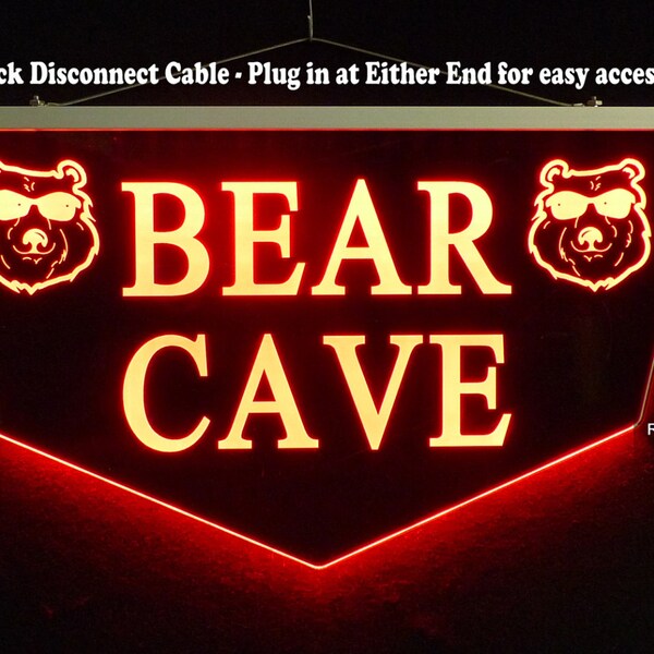 Bear Cave Sign Custom - Etsy