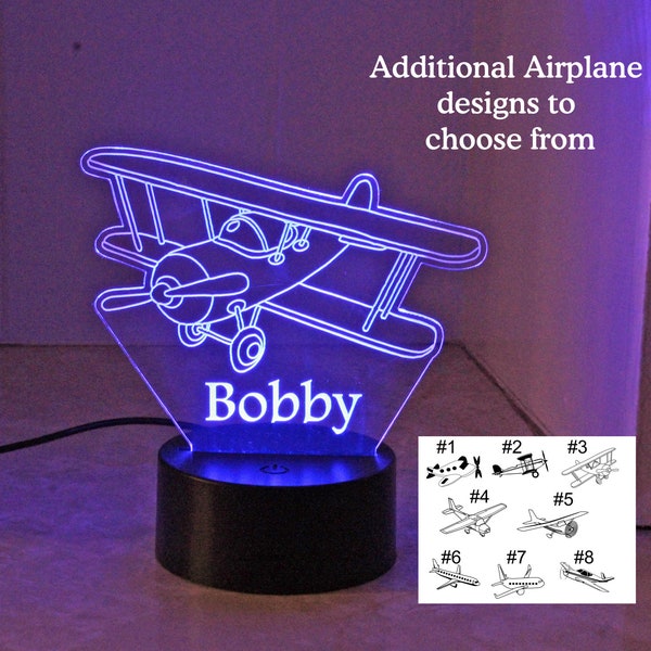Airplane Night Light - Etsy