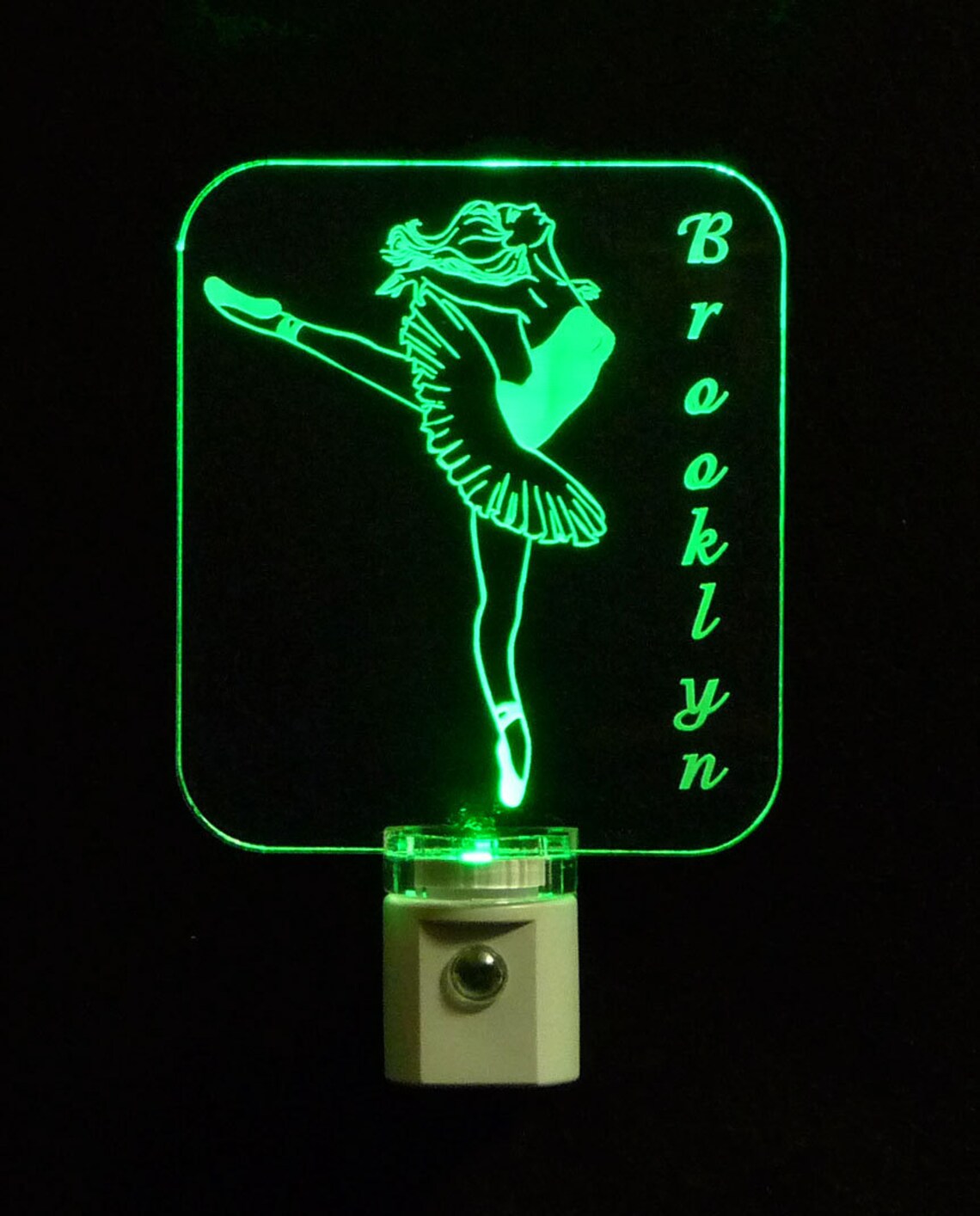 Personalized Girls Ballerina LED Night Light - Lamp - Etsy