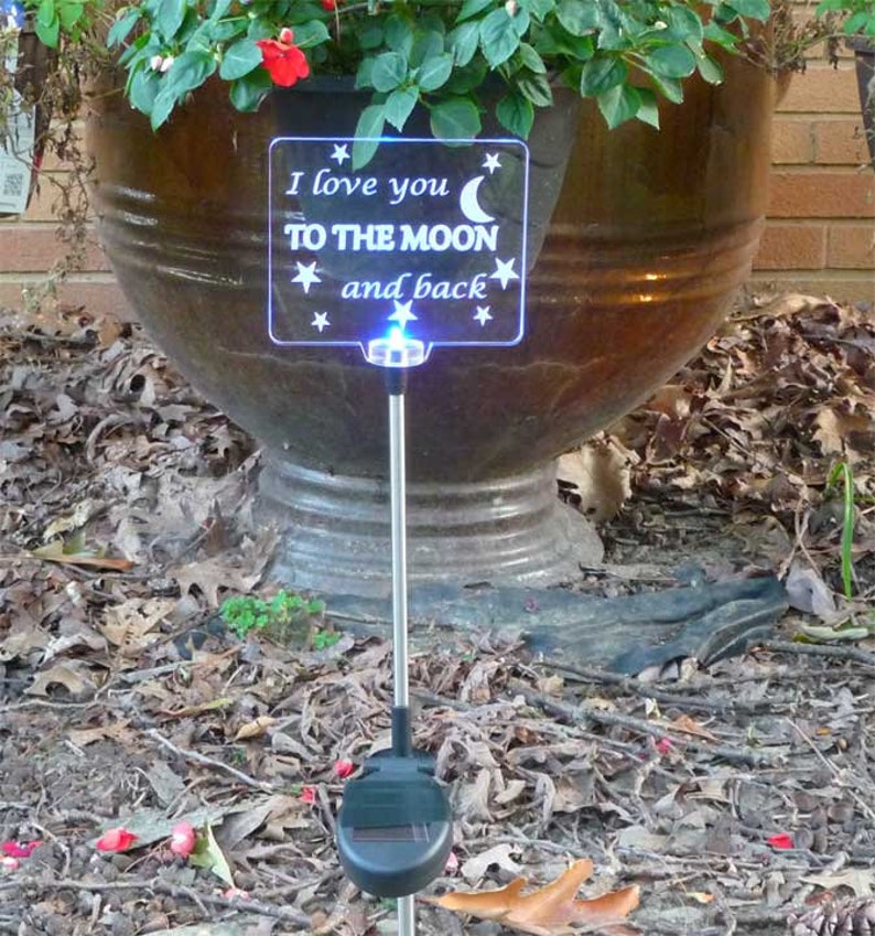 Design Your Own Personalized Custom Solar Lights Grave | Etsy