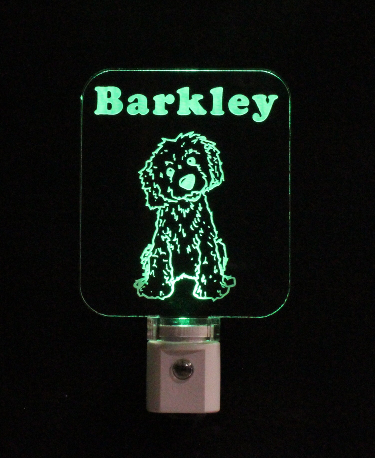 Personalized Golden Doodle Night Light: Handmade LED Dog Memorial Gift ...