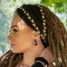 Jah Colors Rasta Headband Hair Wrap Braided Headband Extra Wide ...
