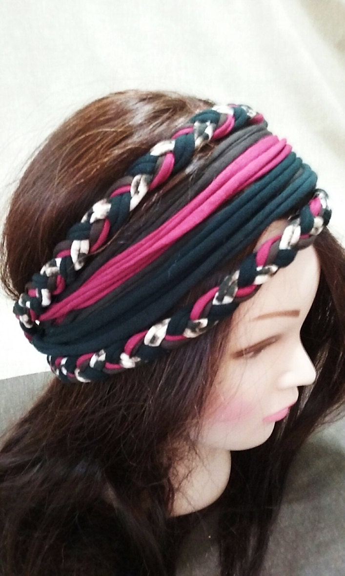 Burgundy Headband Maroon Headband Festival Hair Accessories - Etsy