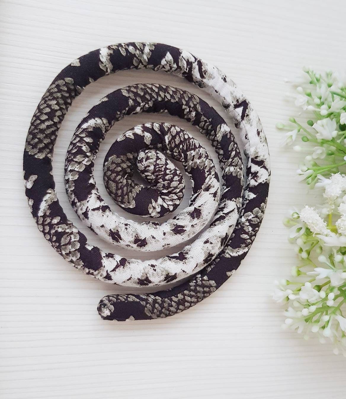 Bendable Dread Tie Snake Pattern Dreadlock Accessories Wired Dread Tie ...