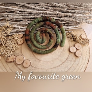 GREEN LOC TIE Bendable Dread Ties Dreadlock Accessories Loc Accessories ...