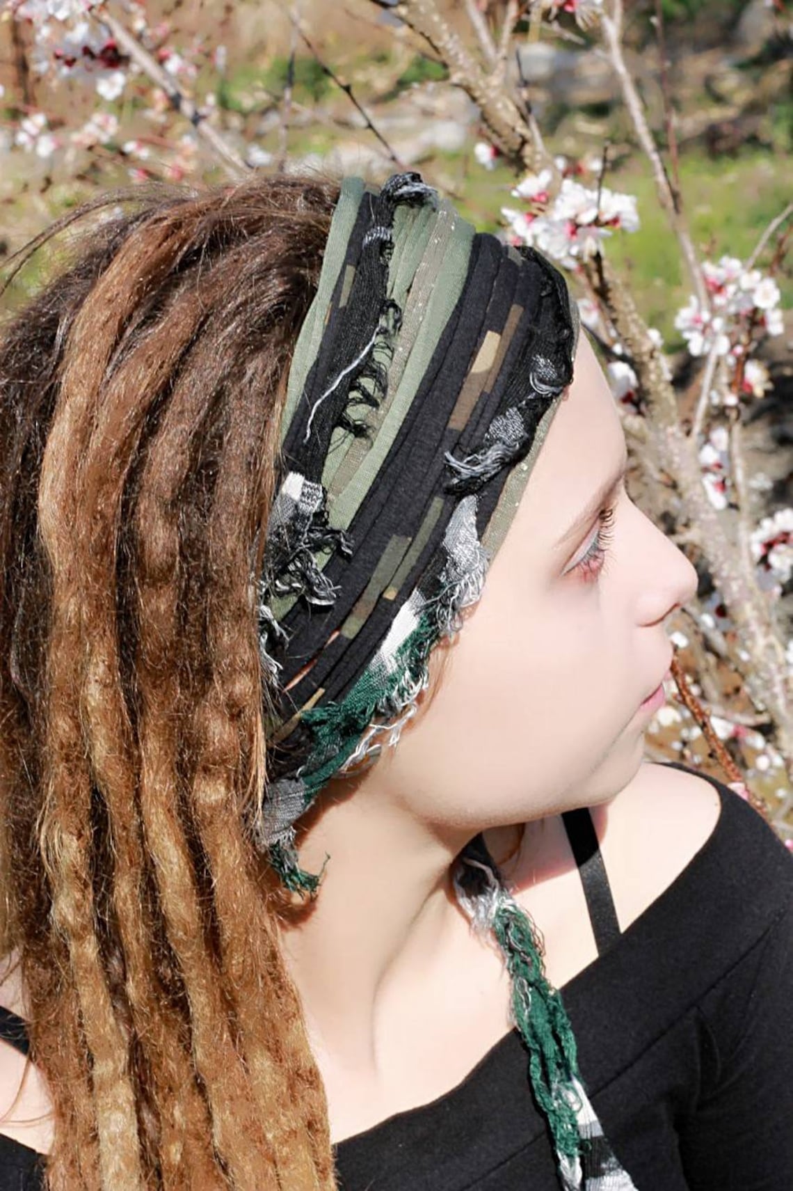 Dreadlock Accessories Dread Wrap Headband Self Tie Adjustable | Etsy