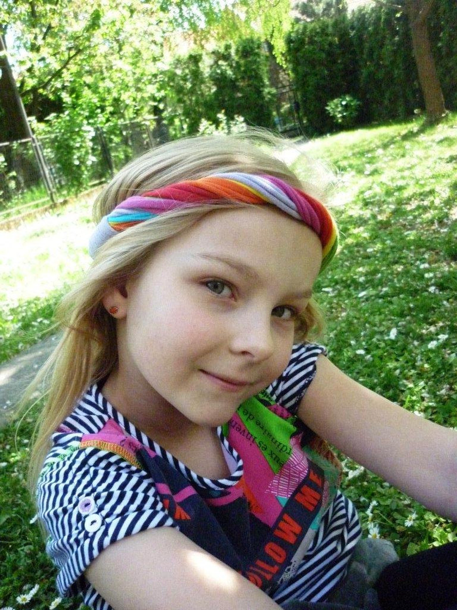 Girls Head Wraps, Baby Headbands, Rainbow Girls Headband, Jersey ...