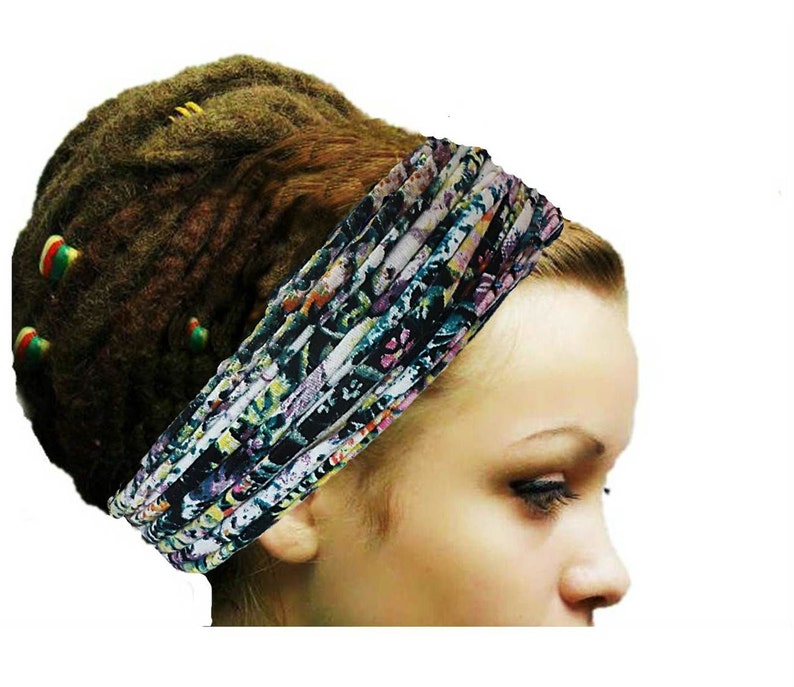 Dreadlock Headband Head Wrap Head Scarf Gypsy Headband - Etsy
