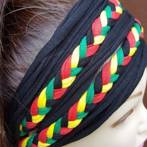 Rasta Headband, Headband, Jamaica Headband, Rastafarian Headband ...