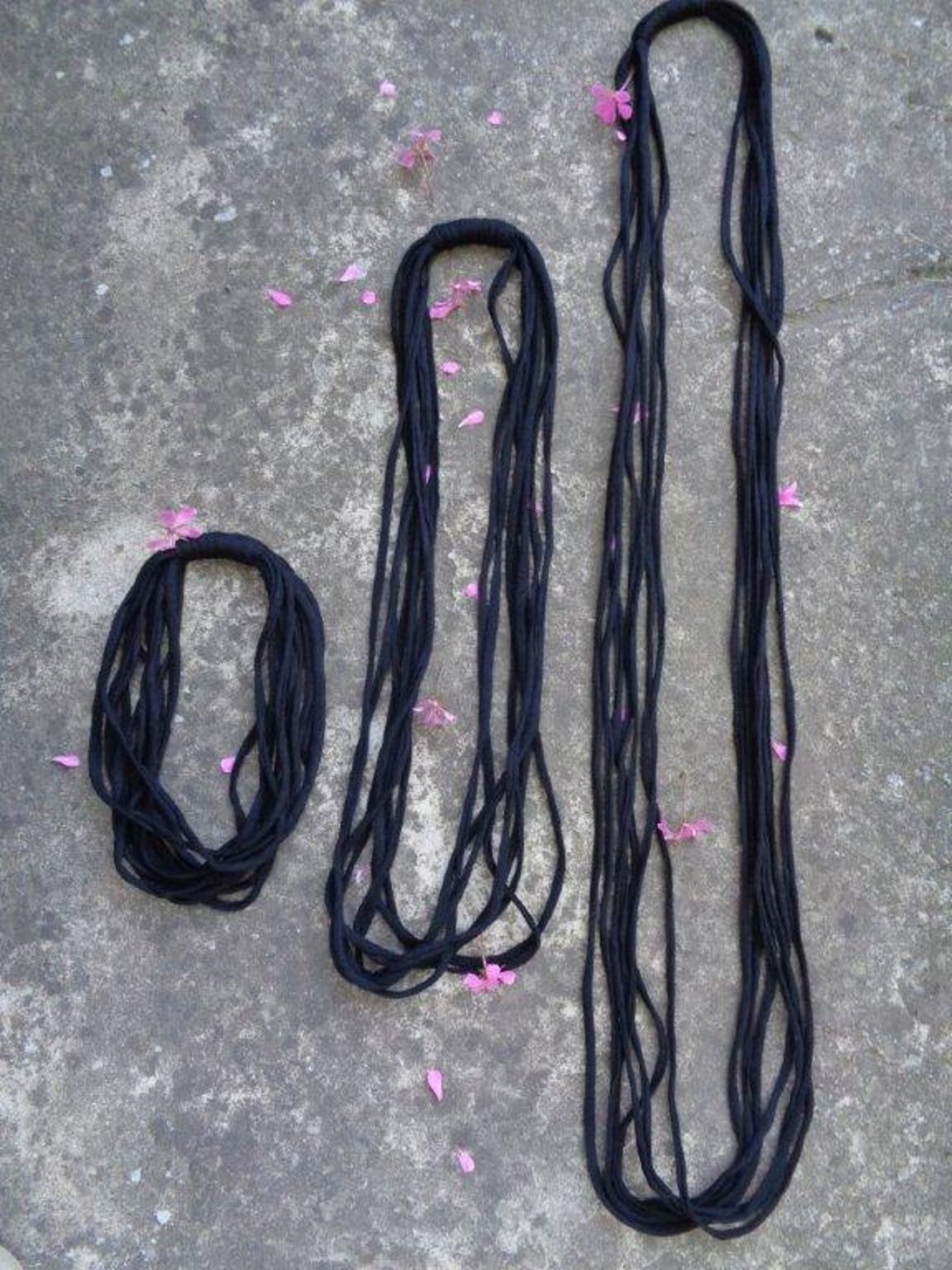 Mens Headband in Black, Men Dreadlock Hair Wrap, Multistrand Headband ...