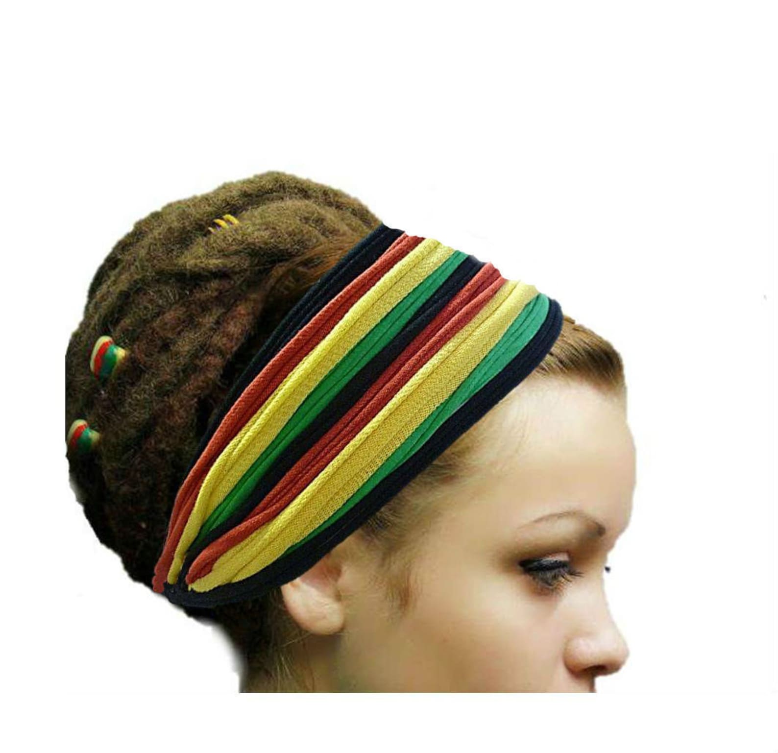 Rasta Headband, Headband, Jamaica Headband, Rastafarian Headband ...