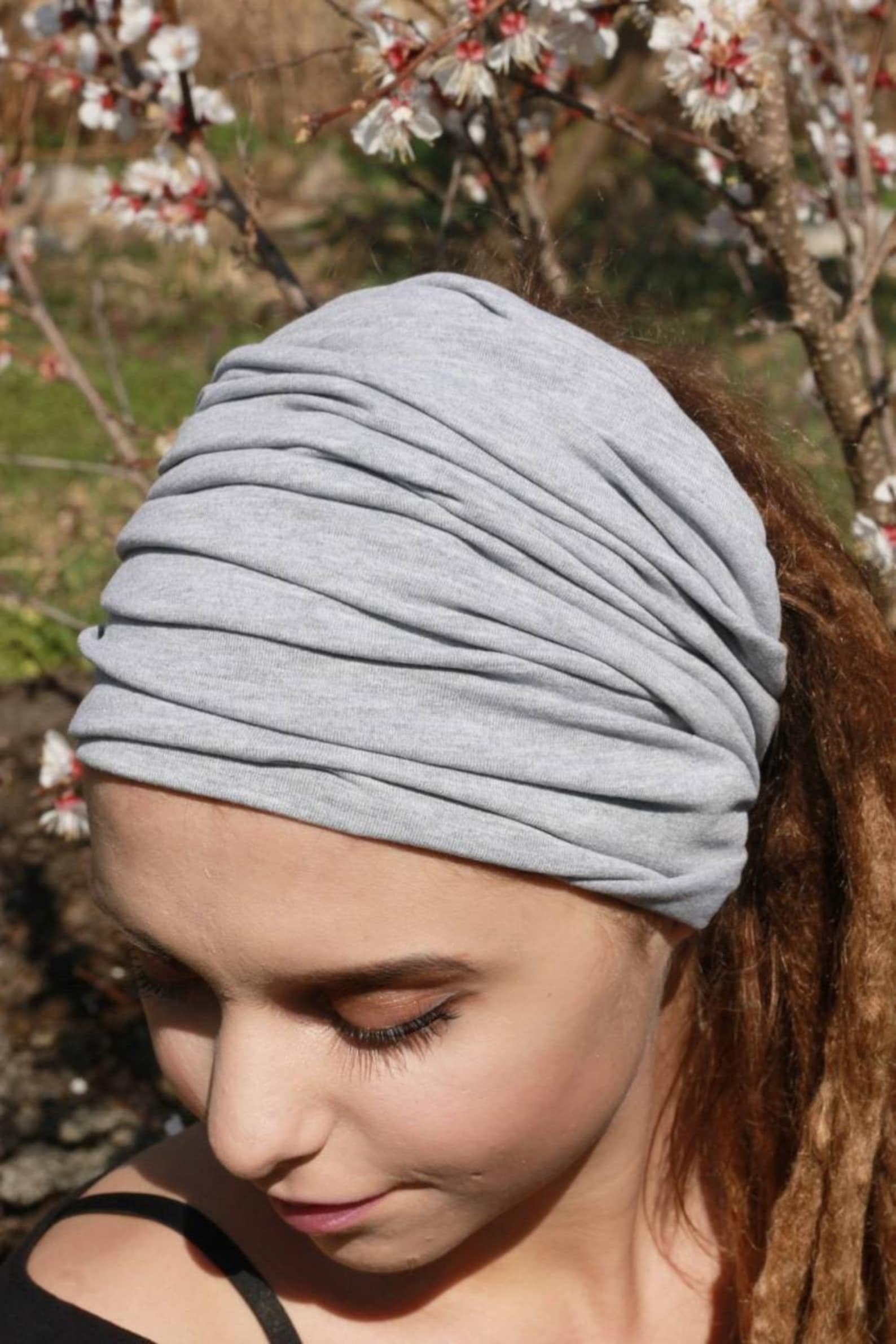 Dreadlock Tube Headband Wide Yoga Headband Boho Headband Namaste ...