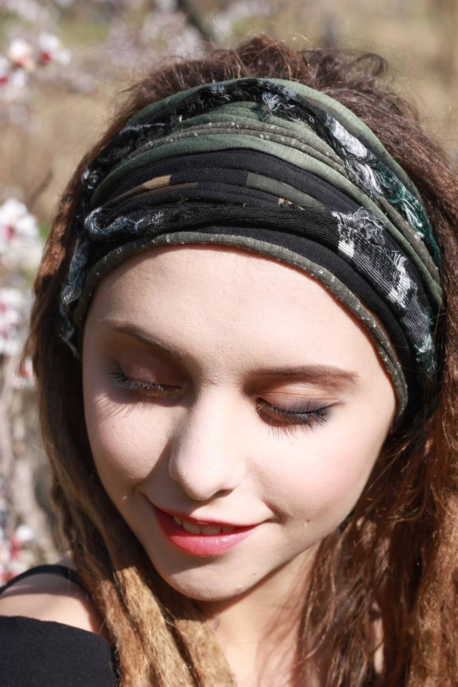 Dreadlock Accessories Dread Wrap Headband Self Tie Adjustable | Etsy