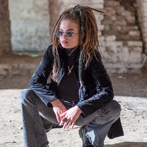 Olive Green Gold Spark SPIRALOCK Bendable Dread Tie Dreadlock ...