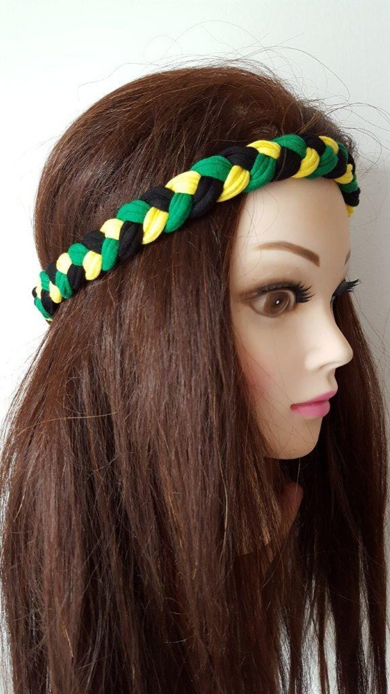 Jamaica Flag Headband Cheer Band Jamaican National Mark Accessories ...