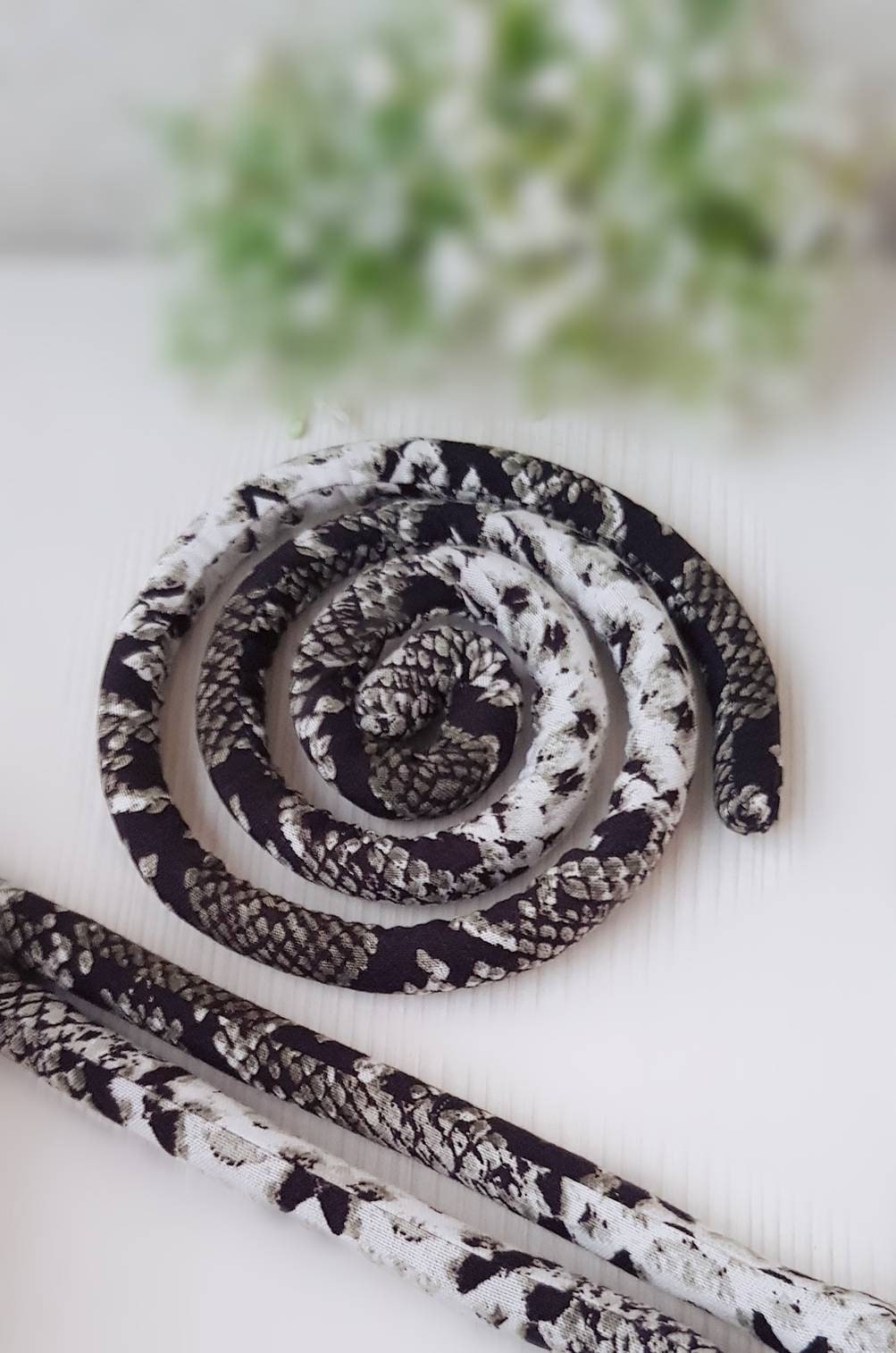 Bendable Dread Tie Snake Pattern Dreadlock Accessories Wired Dread Tie ...