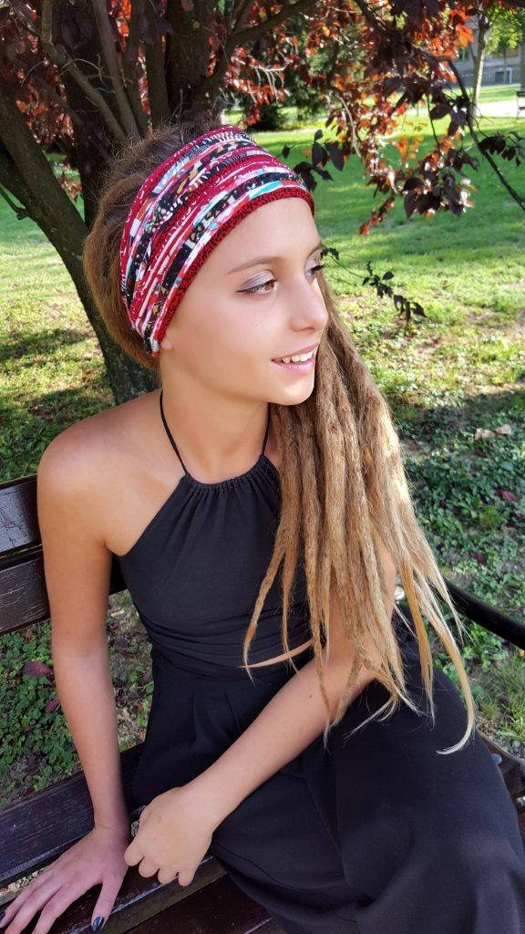 Red Hair Scarf Red Head Scarf Tribal Coachella Burning Man | Etsy