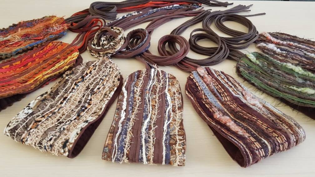 Earth Headband Black Brown Head Scarf Head Wraps Bohemian - Etsy UK