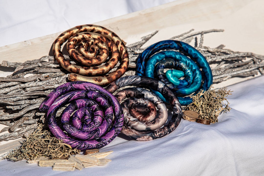 Satin SPIRALOCKS Bendable Dread Tie Dreadlock Accessories Wired Dread ...