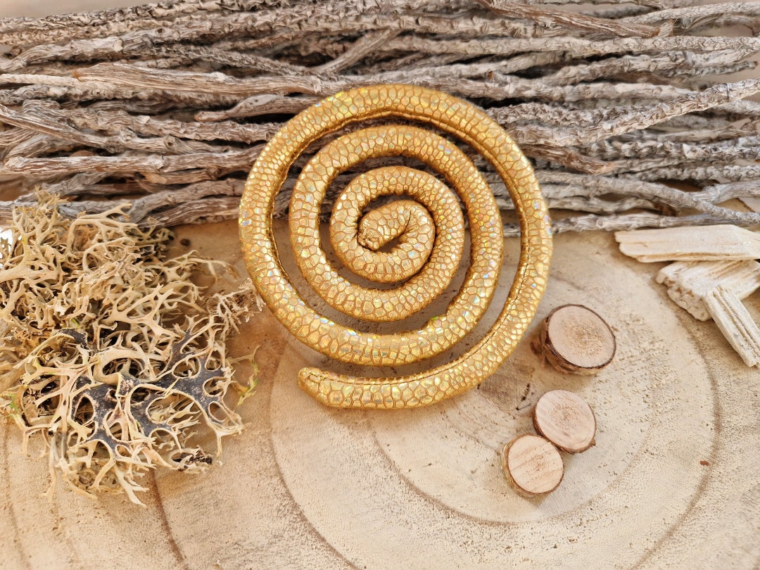 GOLD SNAKE Loc Tie Fancy Loc Jewelry Dreadlock Accessories Dreads Gift ...