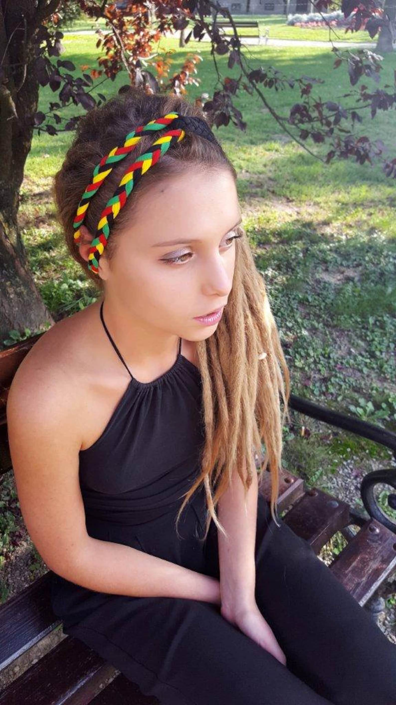 Rasta Headband Reggae Headband Hippie Coachella Headband Rasta | Etsy