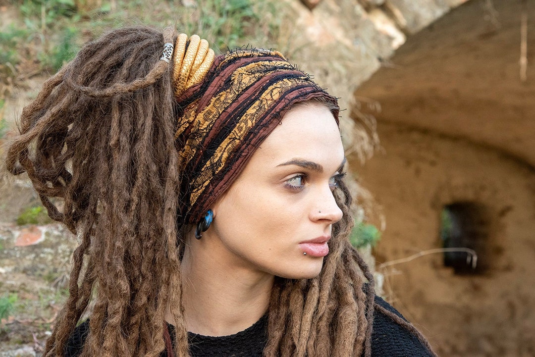 Earth Tones Earthy Loc Tie Dreadlock Accessories Bendable Loc Hair Tie ...