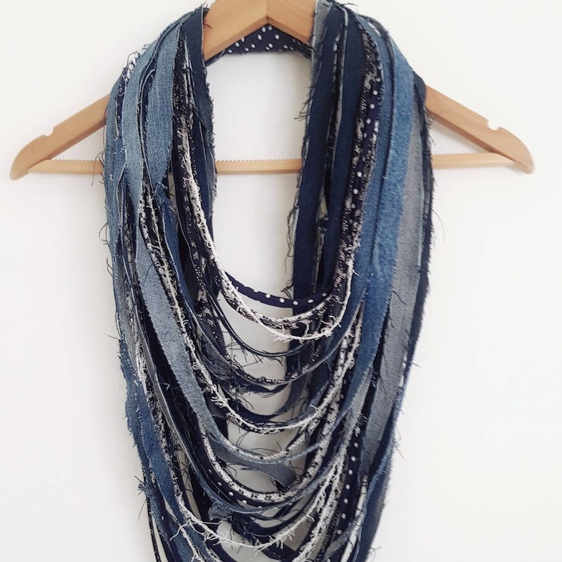 Jeans Necklace - Etsy