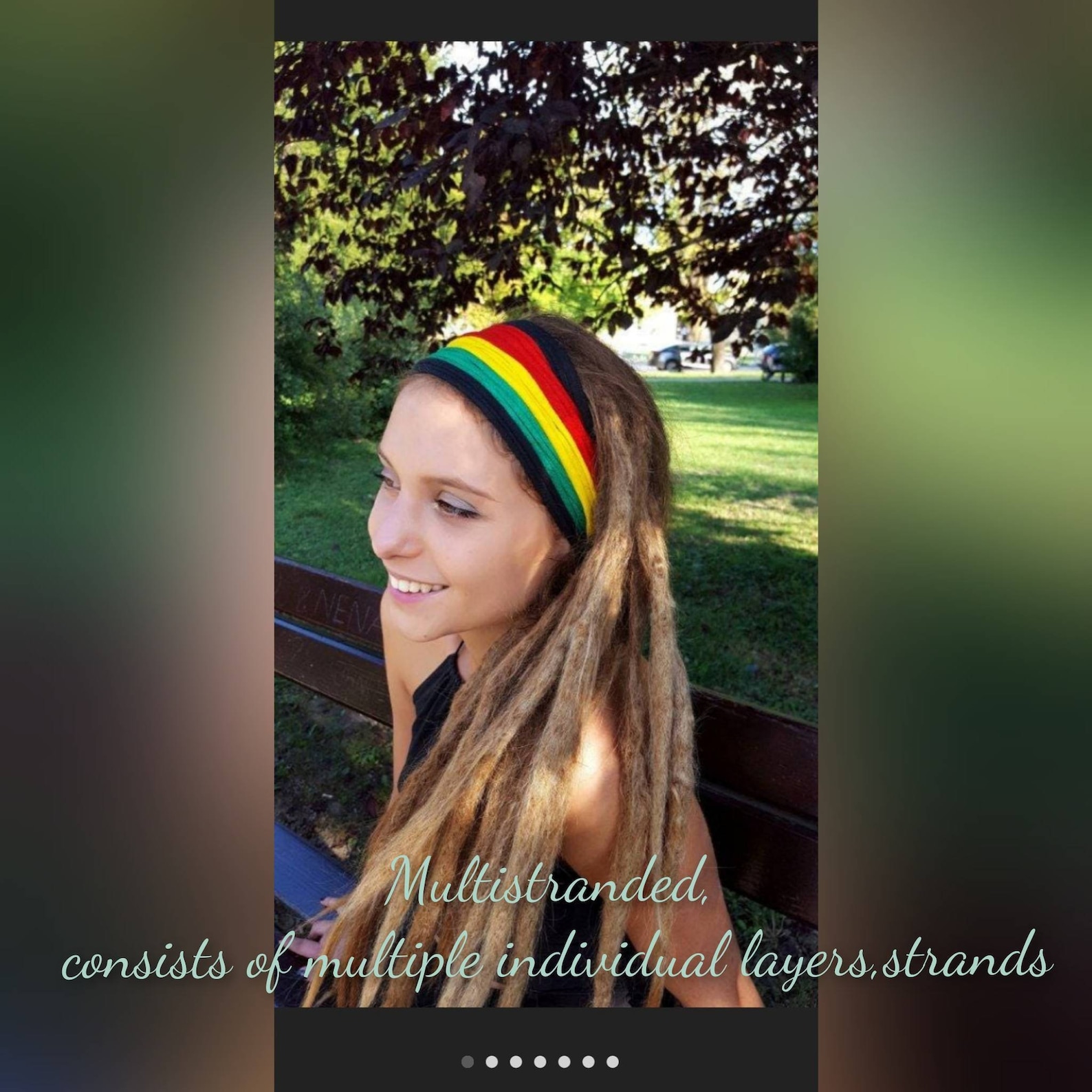 Rasta Headscarf Headband Reggae Hippie Headband Rasta Headwear ...