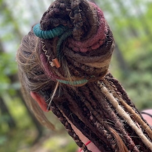 GREEN LOC TIE Bendable Dread Ties Dreadlock Accessories Loc Accessories ...