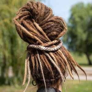 EARTHY Shades VELVET SPIRALOCK Bendable Dread Tie Dreadlock Accessories Wired Dread Tie ...