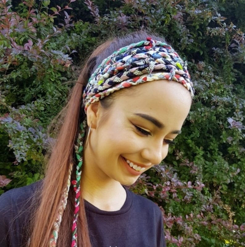 Dreadlock Accessories Head Scarf Wide Wrap Headband Hippie - Etsy