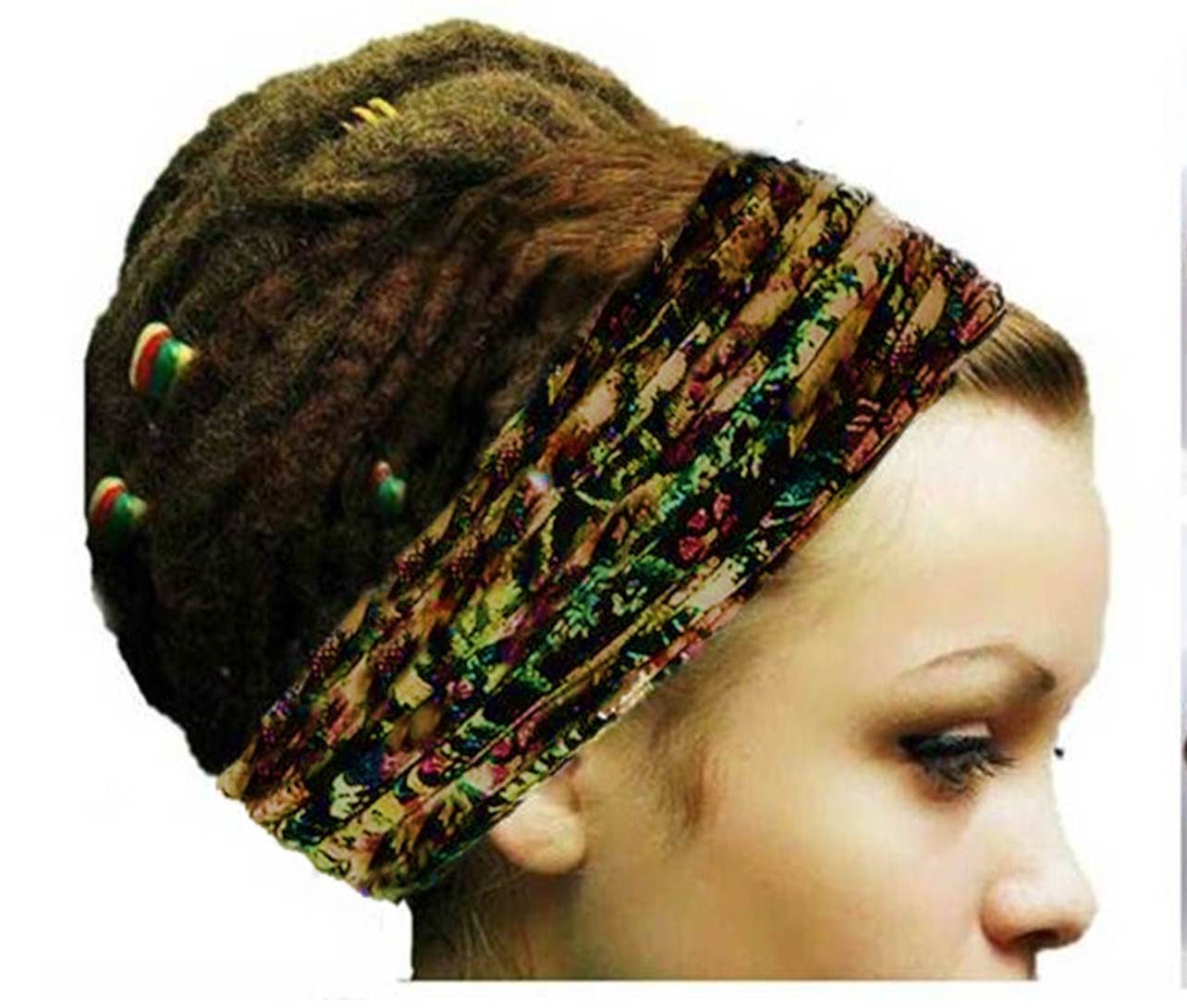 Dreadlock Headband Head Wrap Scarf Girls Headbands Dreadband - Etsy
