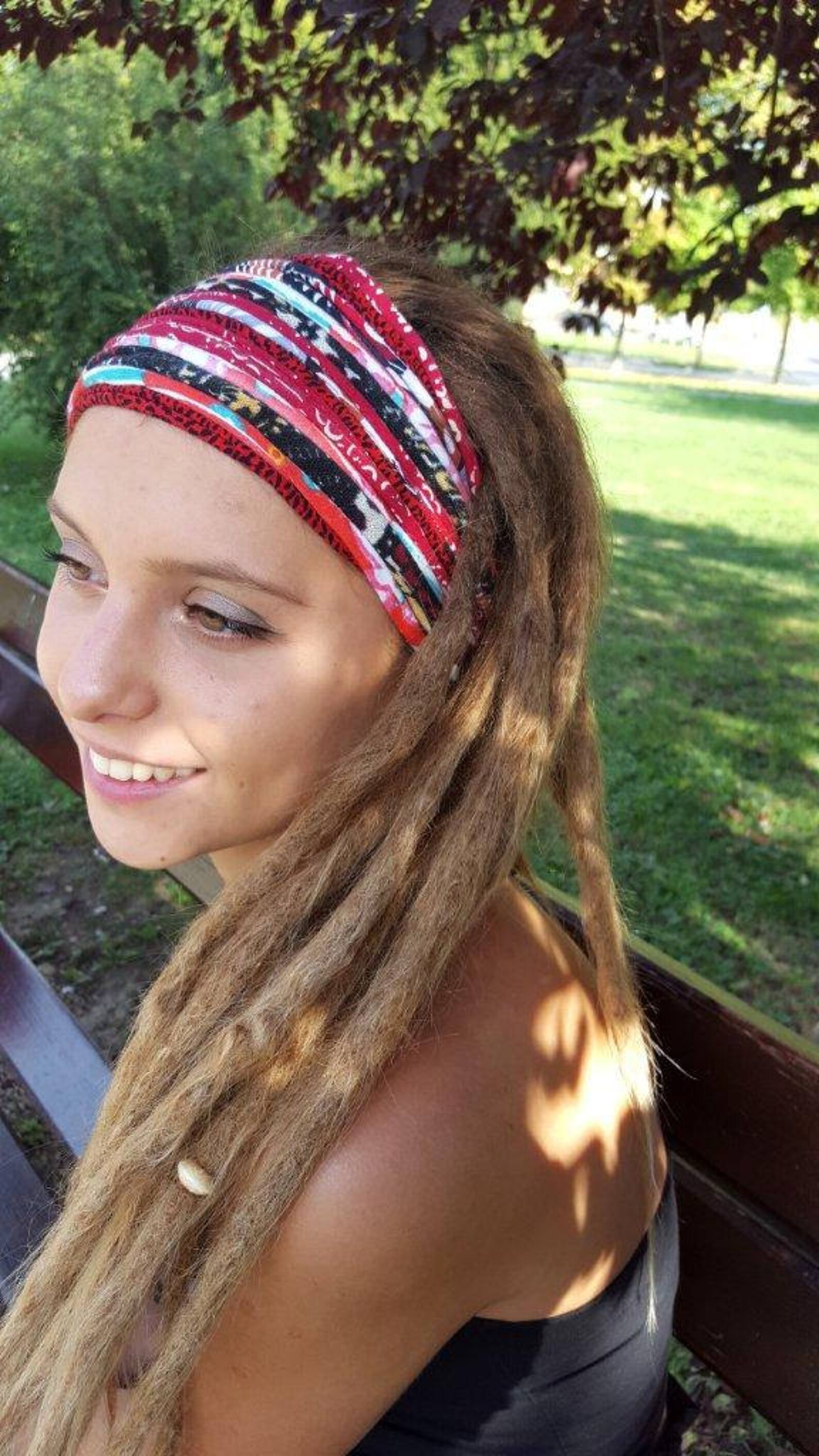 Red Hair Scarf Red Head Scarf Tribal Coachella Burning Man | Etsy