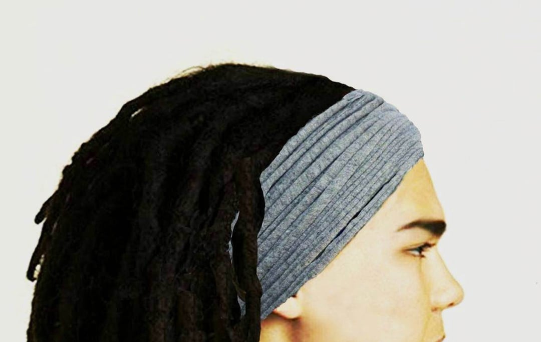 Mens Headband Dreadband Mens Hair Accessory Dreadlock Wrap Dreadlocks ...
