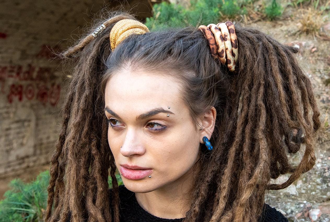 Earth Tones Earthy Loc Tie Dreadlock Accessories Bendable Loc Hair Tie ...