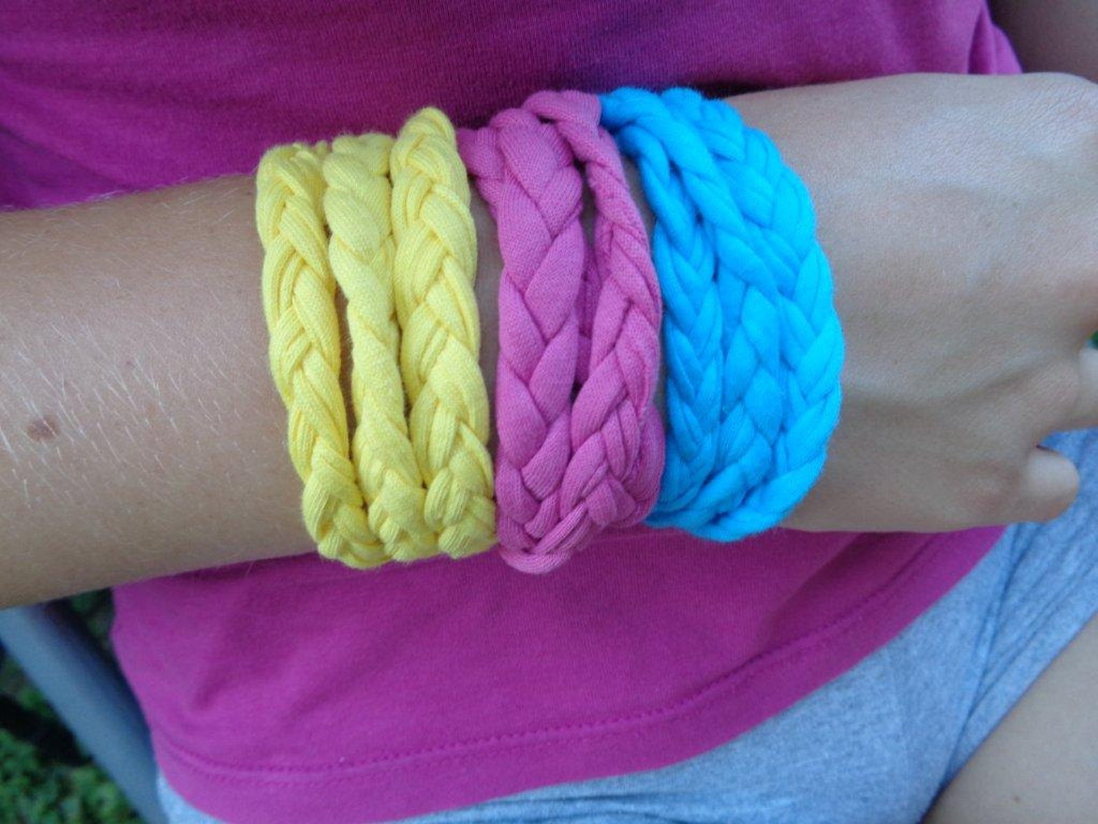 Braided Headband Multicolour Rainbow Headband Multi Strand Hair Wrap ...