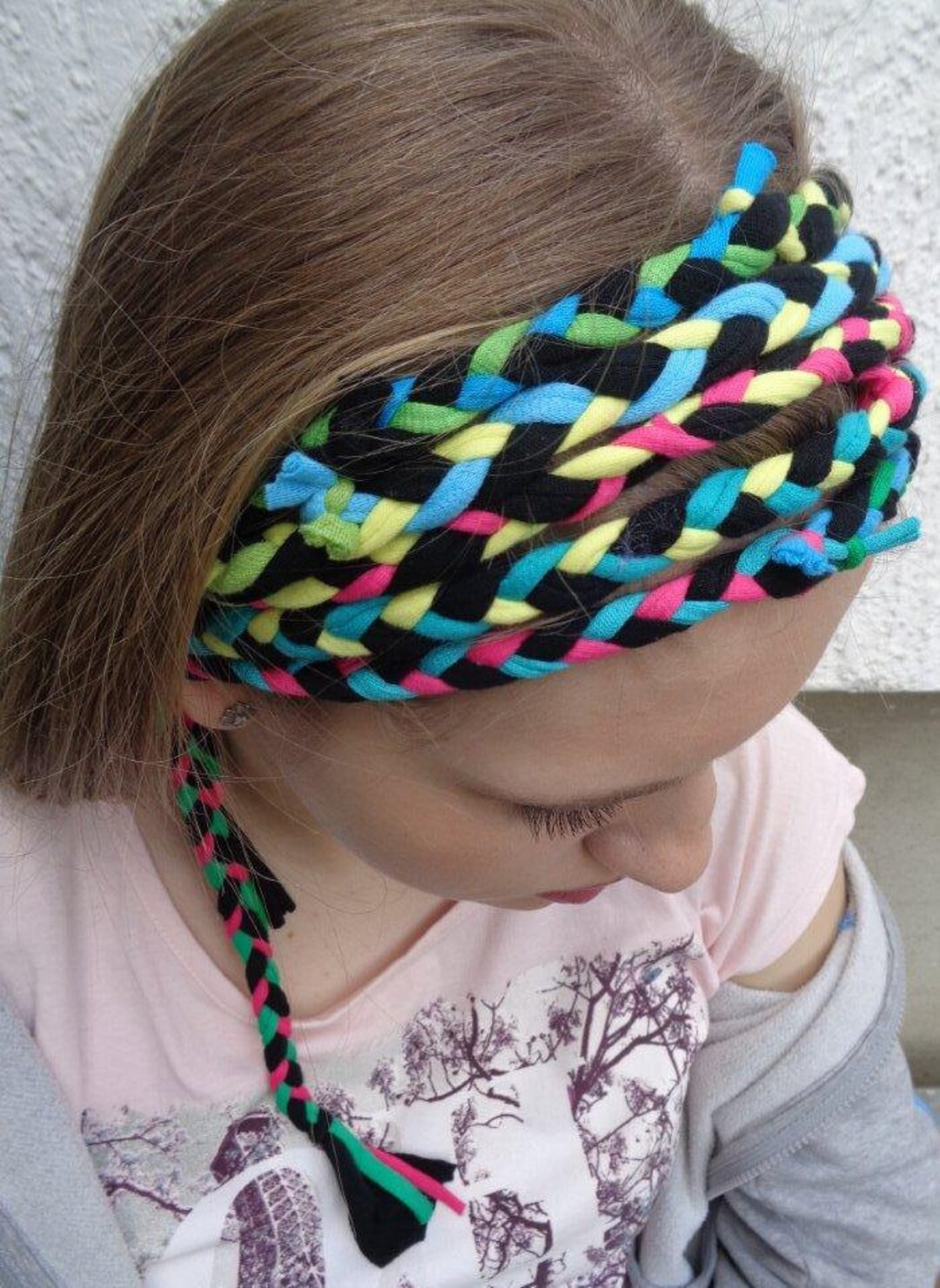 Wrap Headband Hippie Hair Band Hair Wrap Head Scarf Boho Braided ...