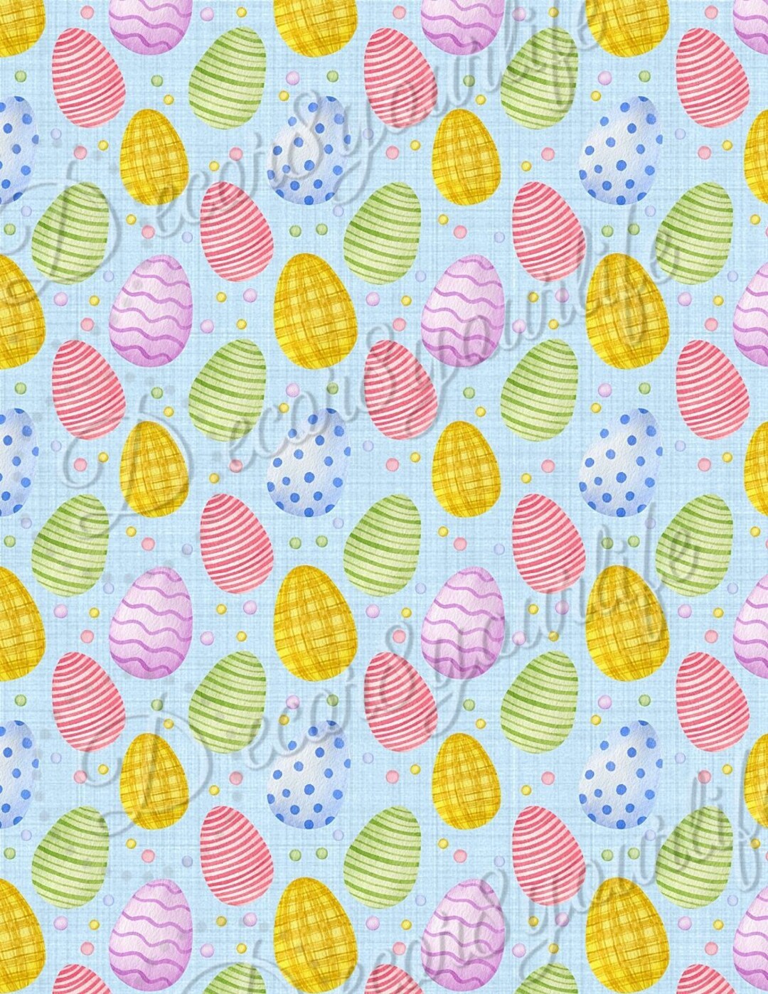 Easter Scrapbook Paper,gnomes,easter Scrapbook Paper With Gnomes ...