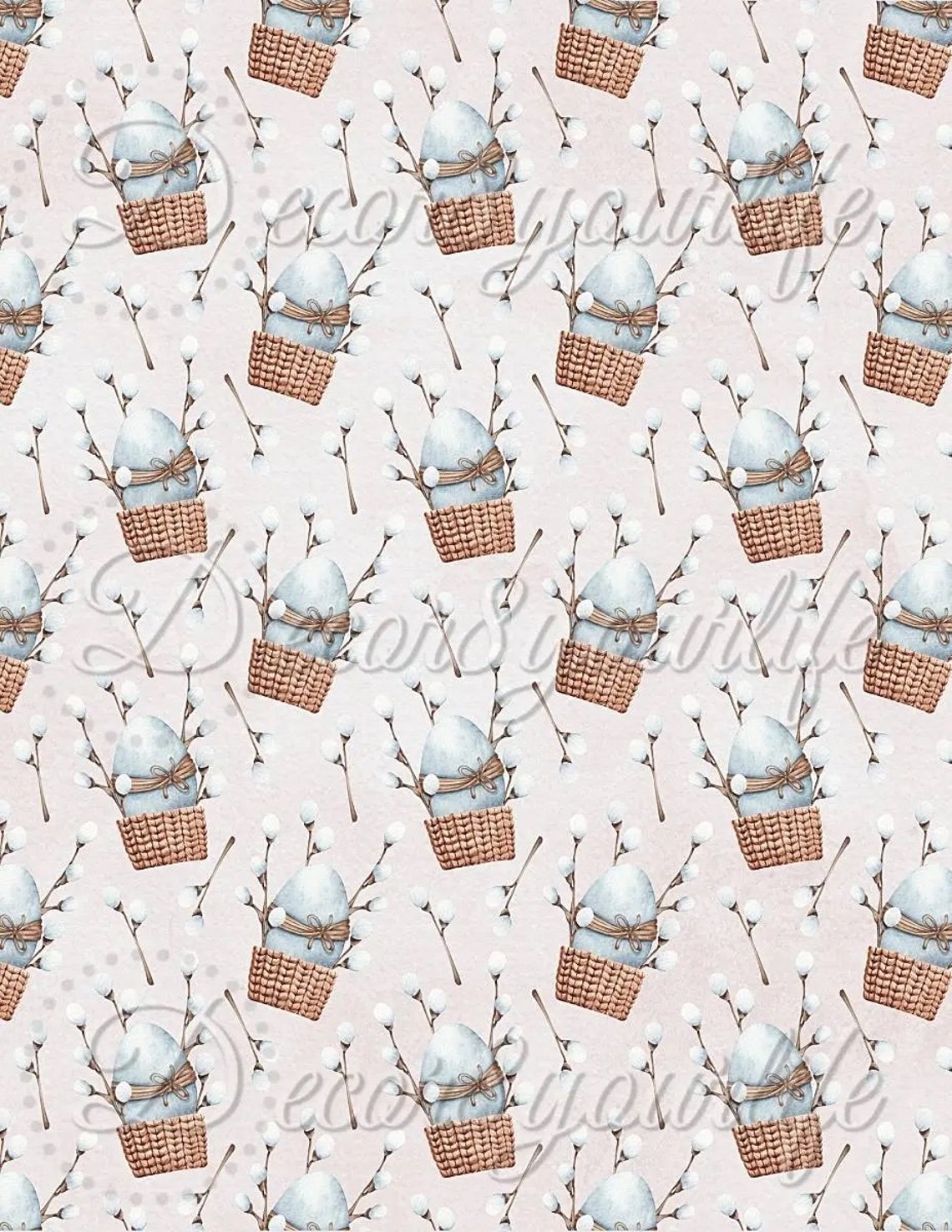 Easter Crafts Digital Scrapbook Paper Kit. Scrapbook Paper Pack ...